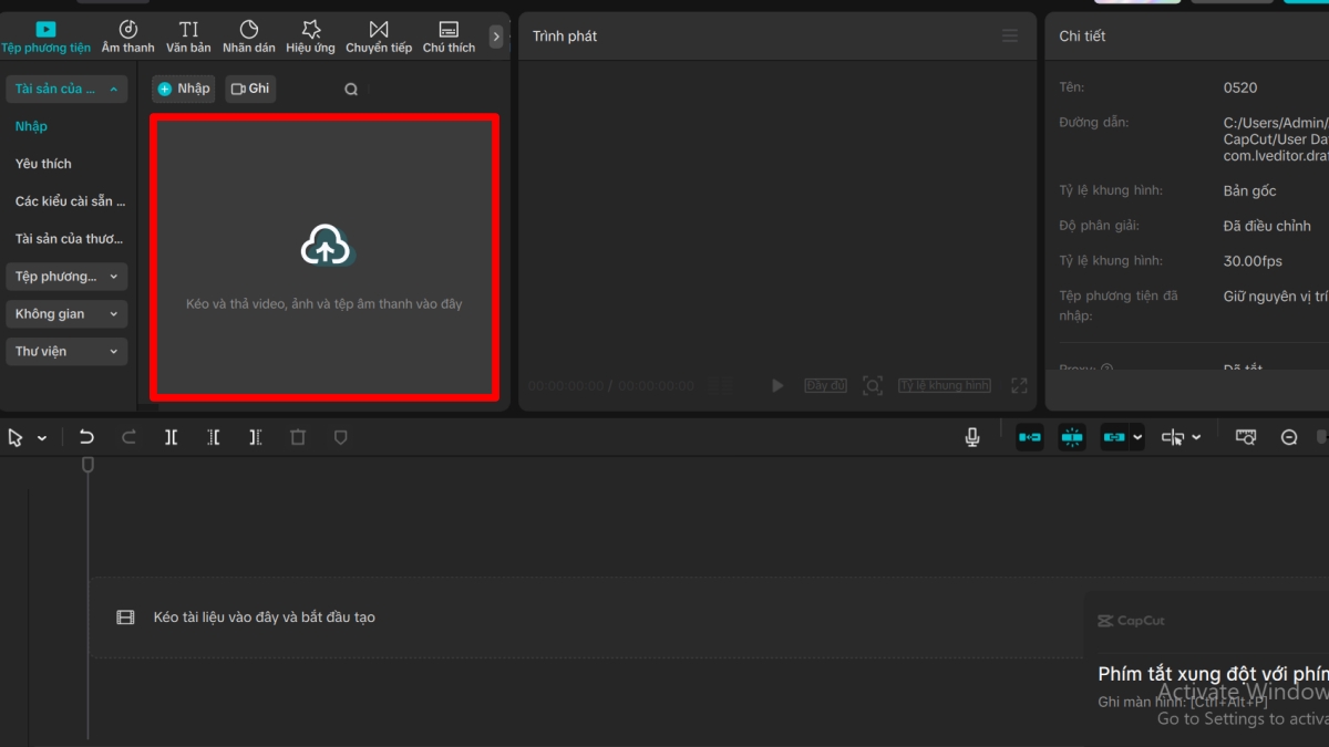 Cách ghép 4 video thành 1 khung trên CapCut PC dễ nhất